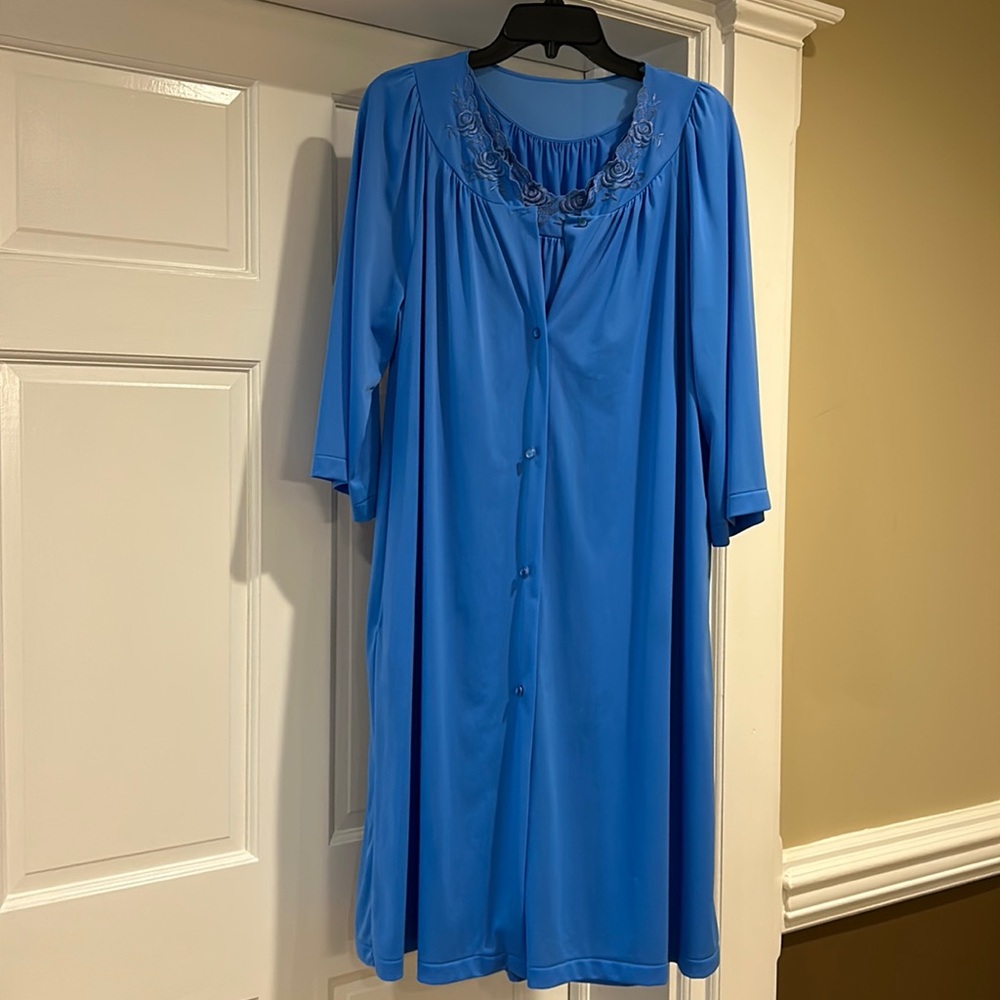 Vintage Shadowline Gown & Robe Set - Gem